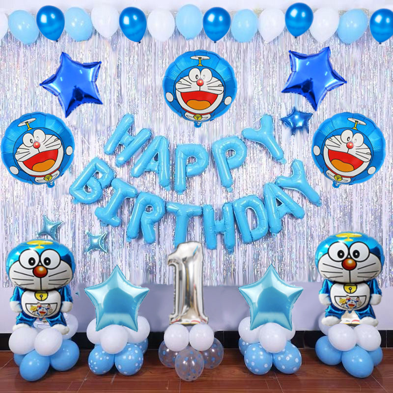 Doraemon Theme Birthday Decoration Set – dreamparty.pk